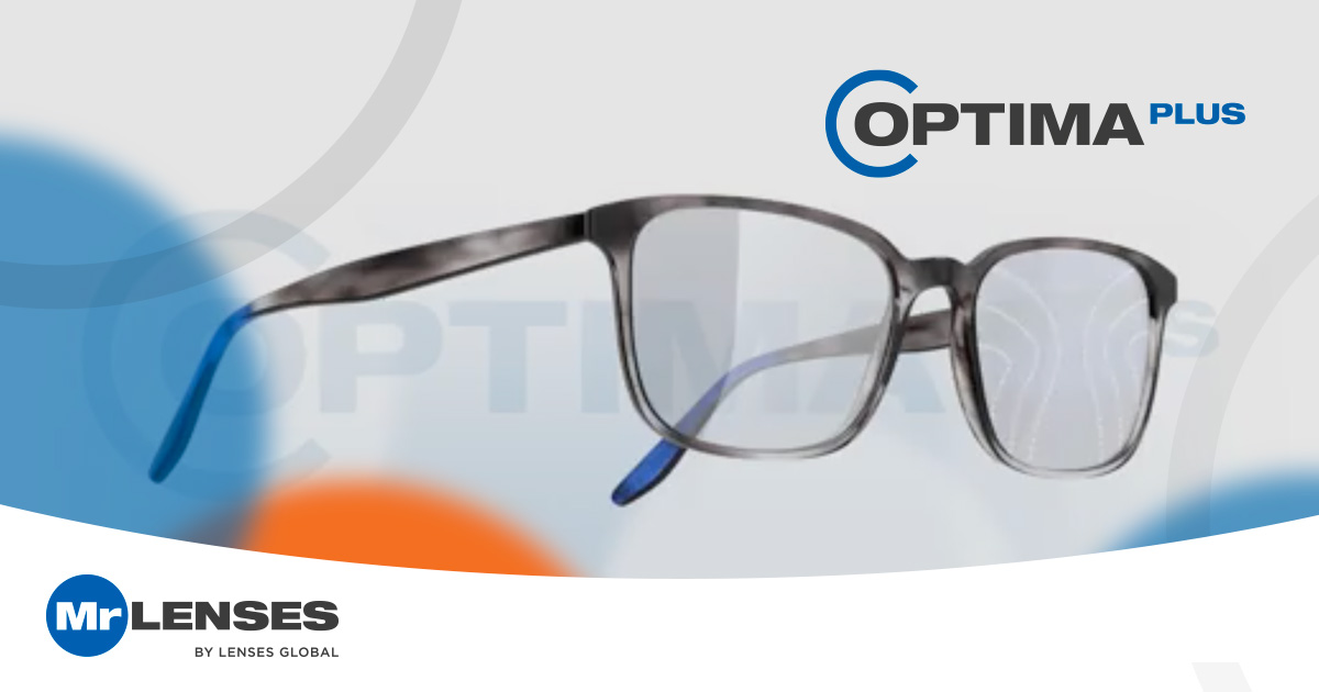 Optima Plus - Free Form Progressive Lens • MR Lenses